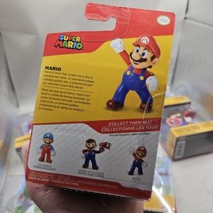 Jakks | Toys | 7 Super Mario Bros Yoshi Mario Cappy Fire Ice Figure 25 ...